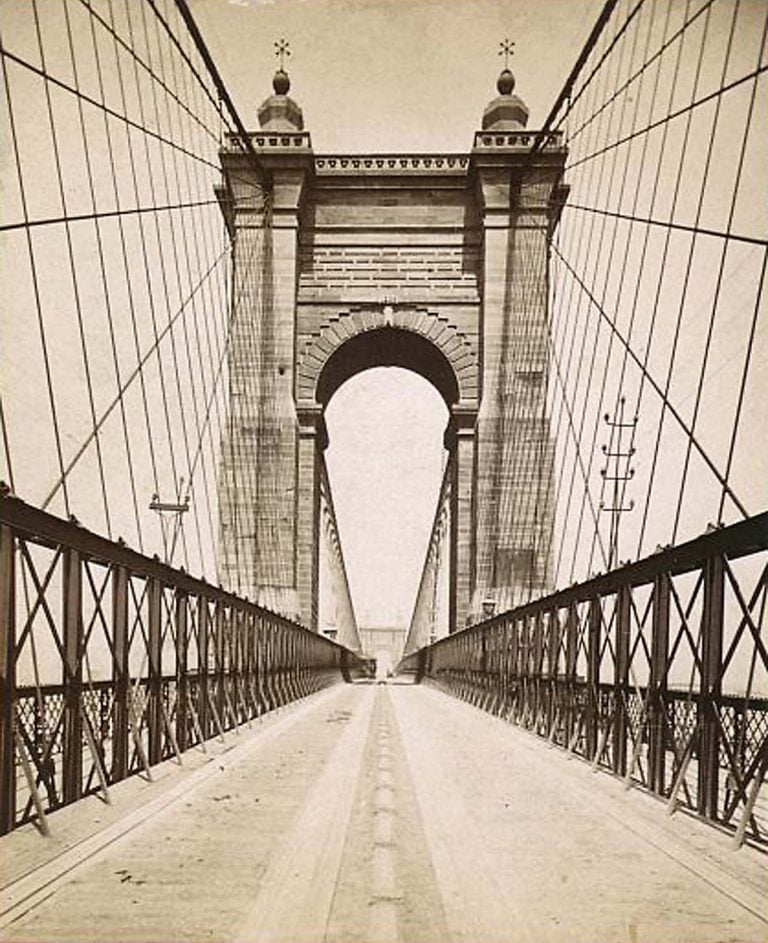 Our Rich History: 150 Years Young, the John A. Roebling Bridge comes to ...
