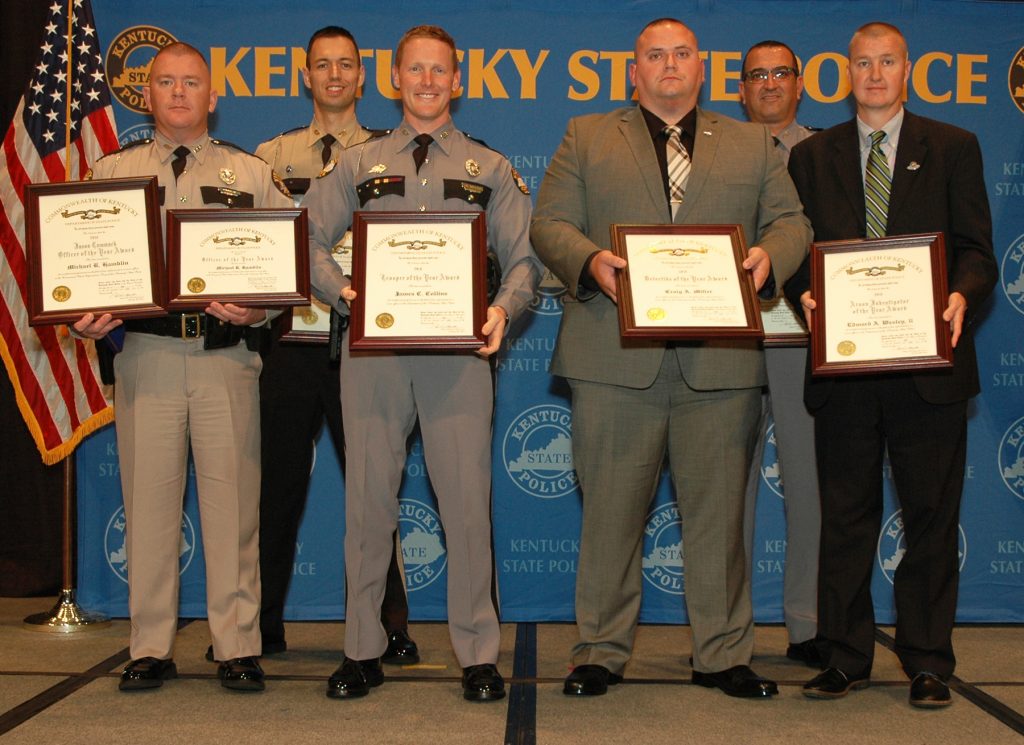 Kentucky State Police troopers and officers honored for bravery ...