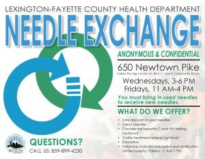 Lexington-Fayette County Health Department to expand needle exchange ...