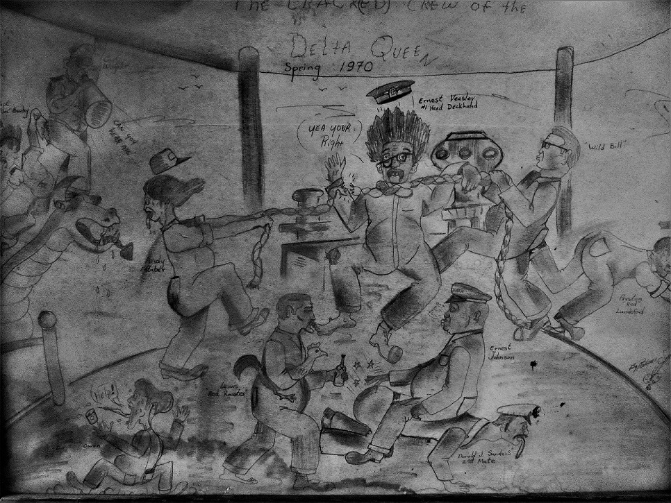 The River: The Crack(ed) crew of the Delta Queen, 1970, and sketches ...