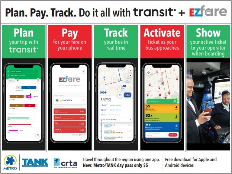 New transit app with EZFare lets bus riders plan, pay and track commute ...