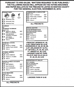 Vote Tuesday: Here are sample ballots for Boone, Campbell, Kenton ...