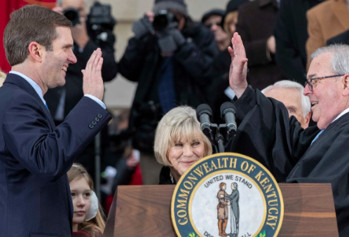 Andy Beshear sworn in as Kentucky's 63rd governor, one of youngest ...