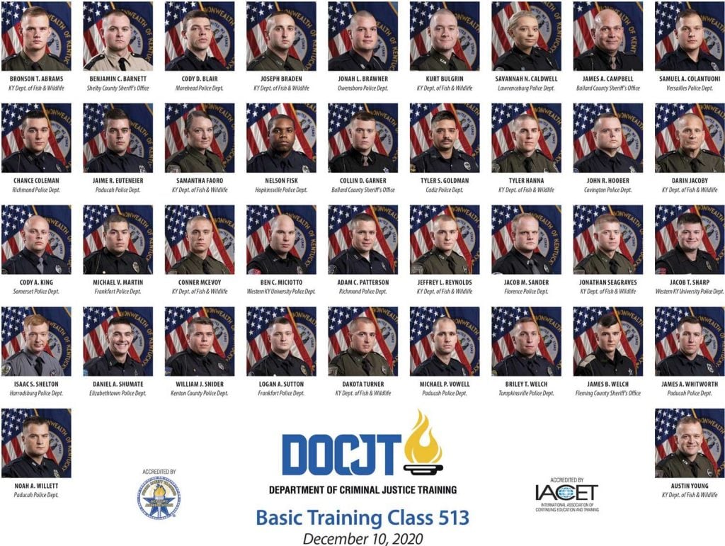 DOCJT announces 38 law enforcement officers, including three from NKY ...