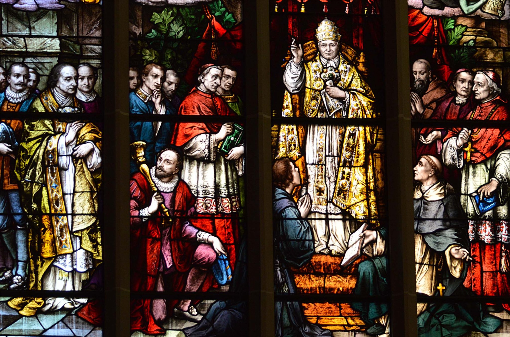 Our Rich History: Cathedral Basilica window commemorates Pius IX and ...