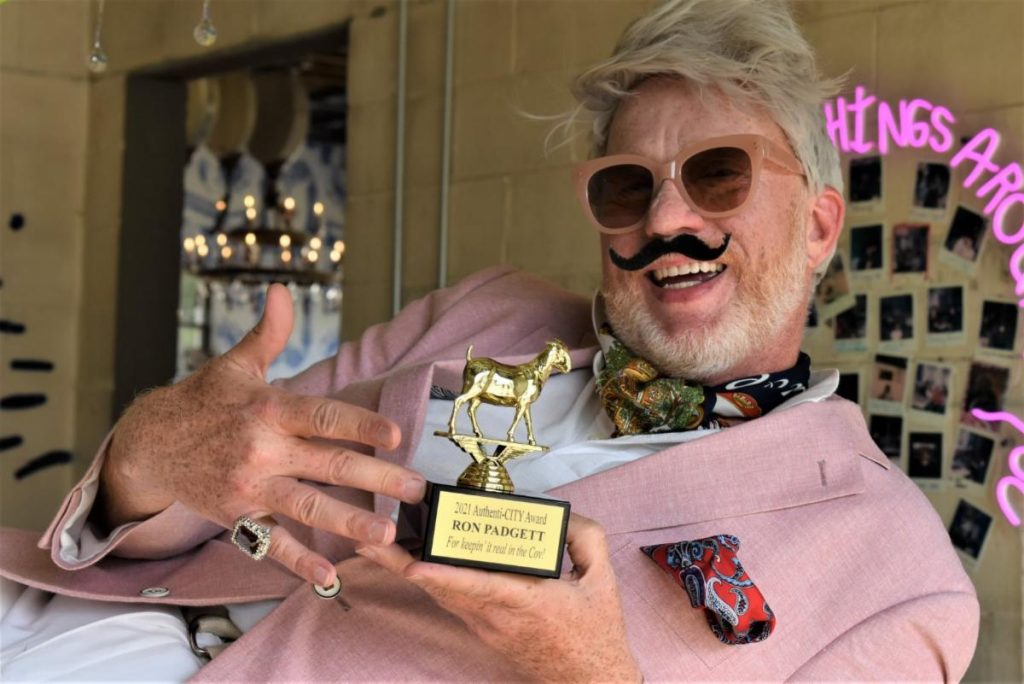 COV's Authenti-CITY Award goes to very authentic indeed Ron Padgett who ...