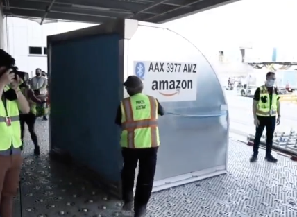 Amazon celebrates the beginning of operations at new $1.5 billion air ...