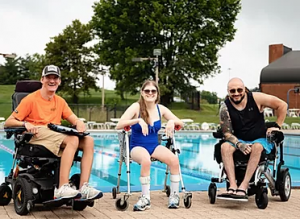 Brad Fritz - the 'wheelchair waver' - debuts swimsuit Handi Calendar ...