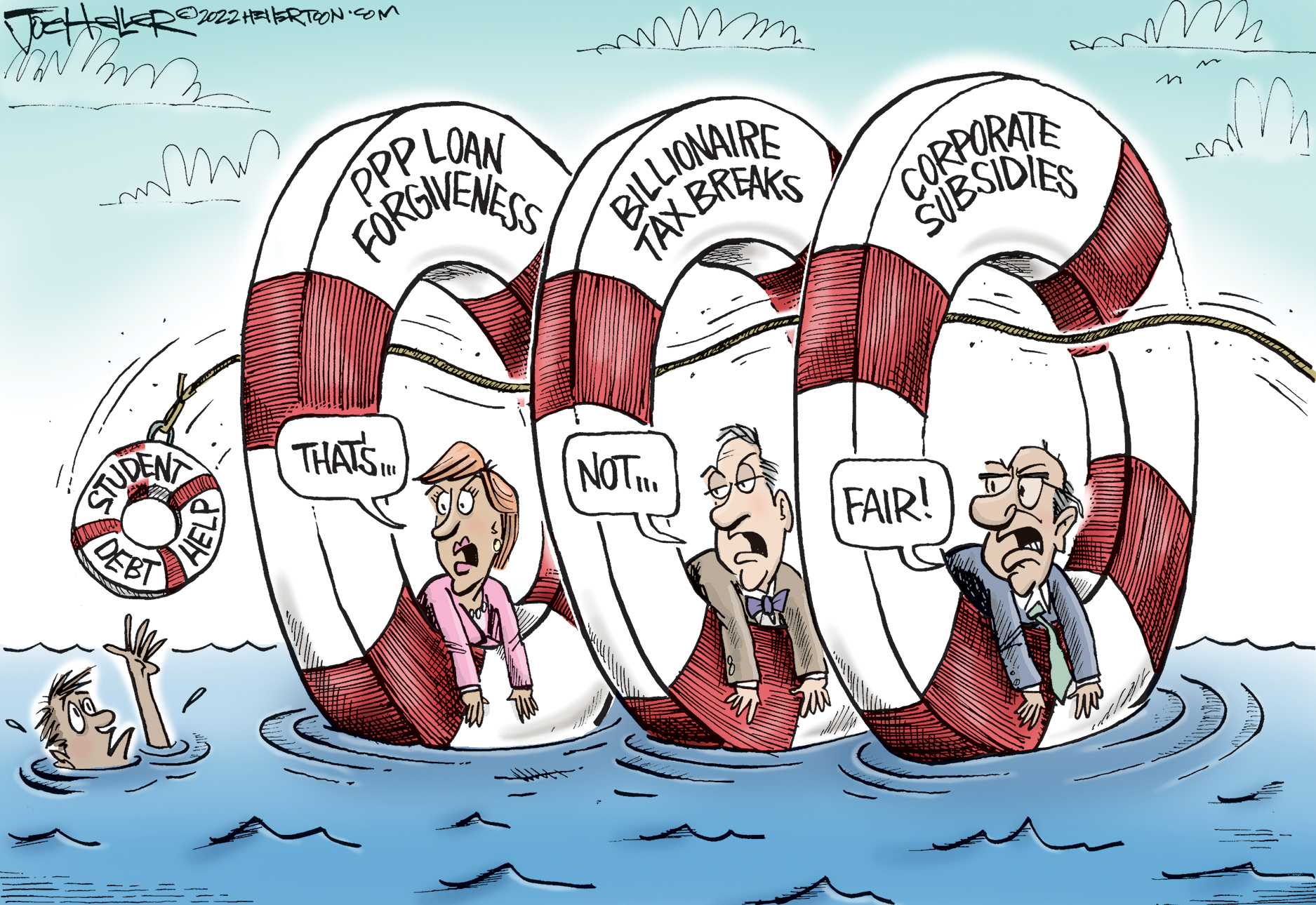 Joe Heller: A cartoonist take on the news of the week - in full color ...