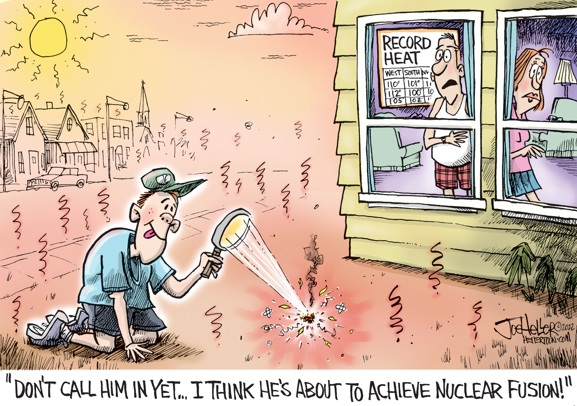 Joe Heller: A cartoonist's view of the news of the week, including a ...