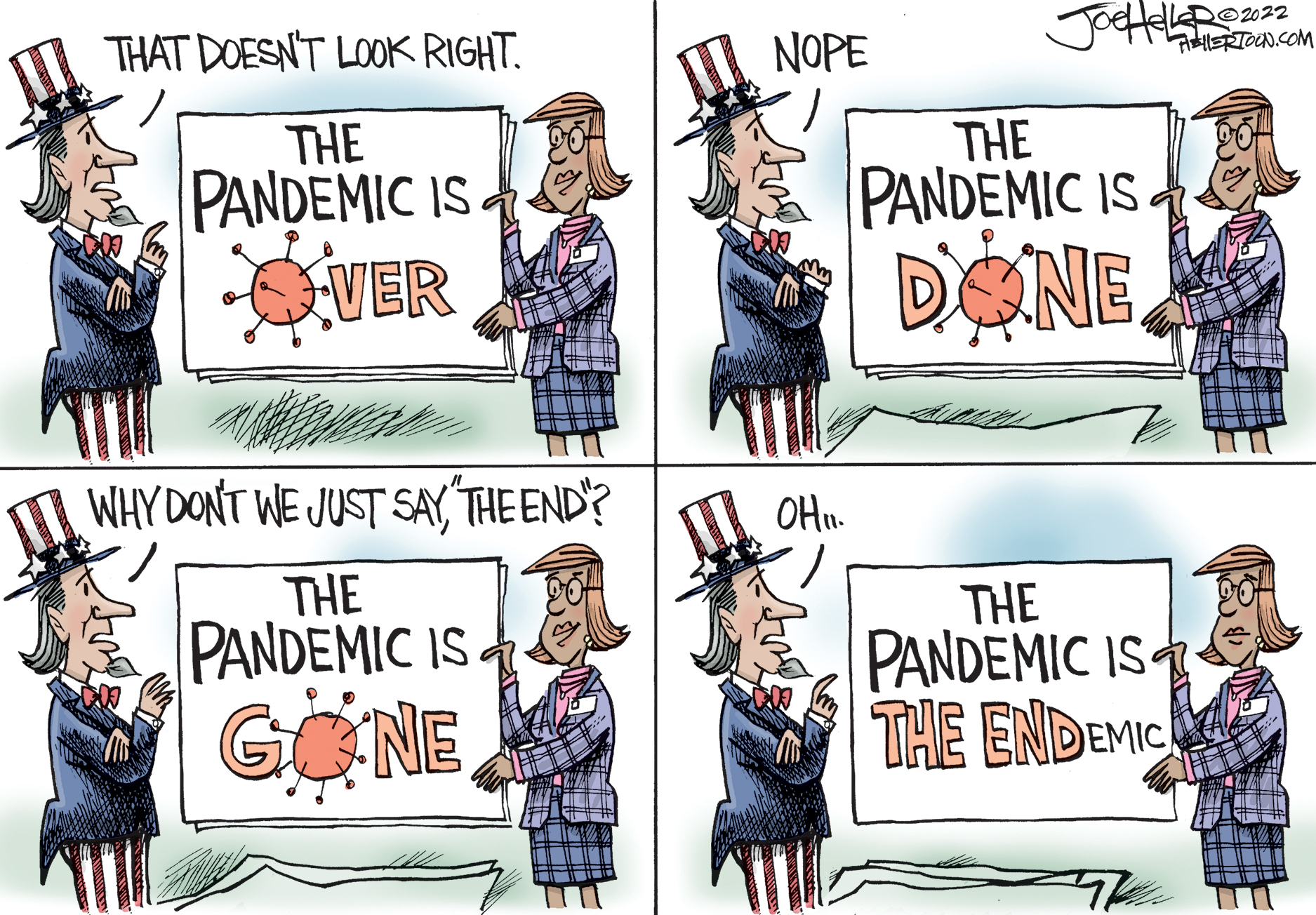 Joe Heller: A cartoonist's view of news of the week - in full color ...