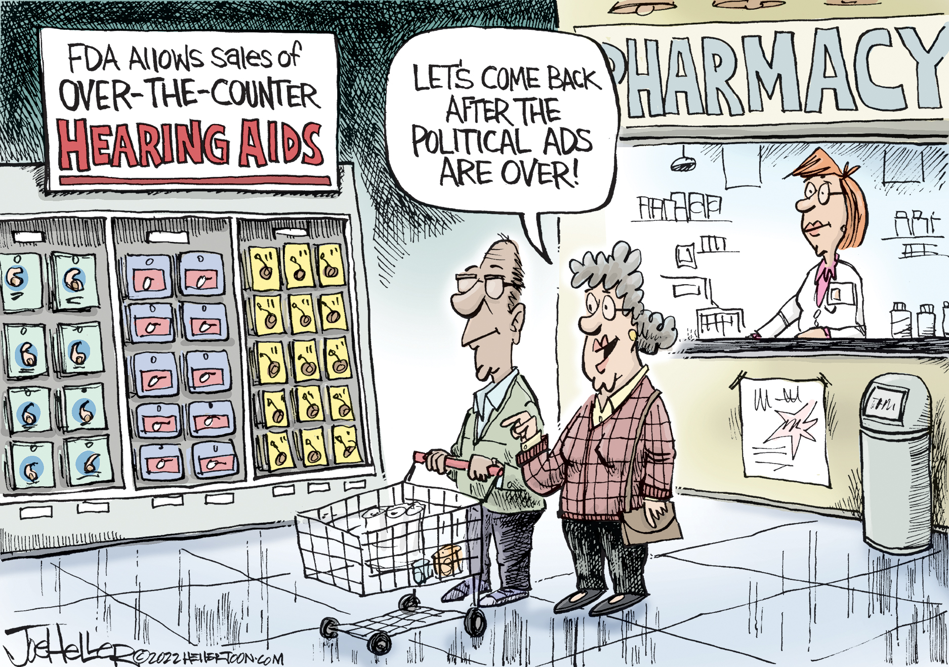 Joe Heller: A cartoonist's take on the news of the week in full color, broad strokes, and few ...