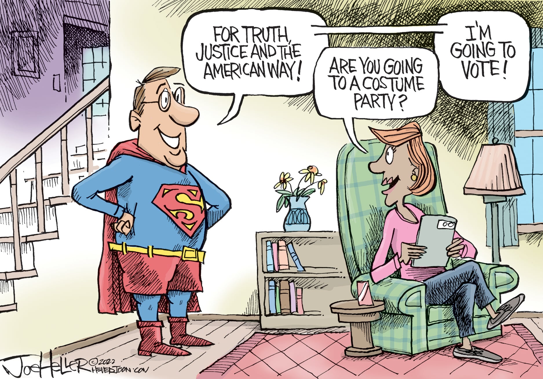 Joe Heller: A cartoonist's take on the news of the week in full color ...