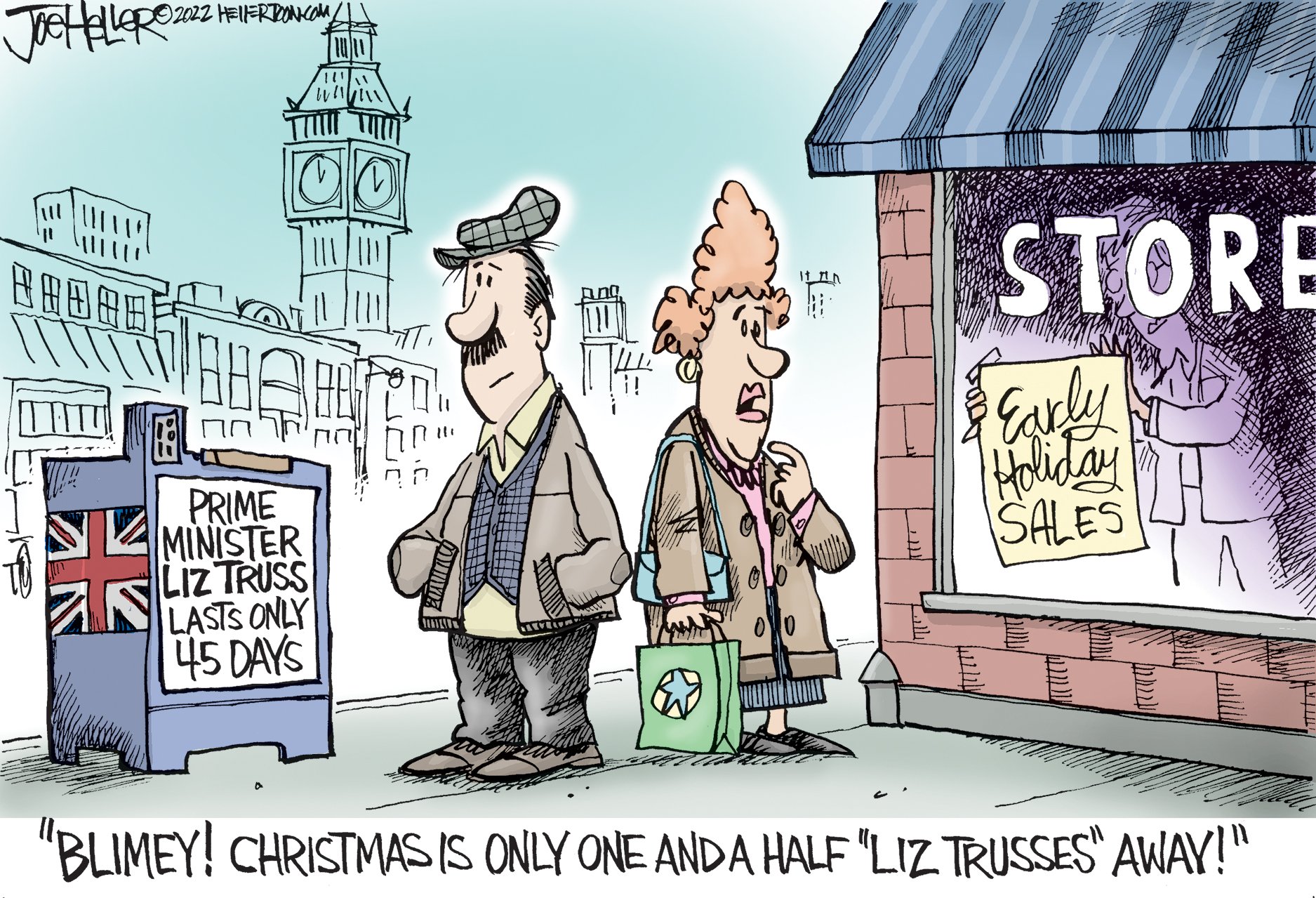 Joe Heller: A cartoonist's take on the news of the week in full color, broad strokes, and few ...