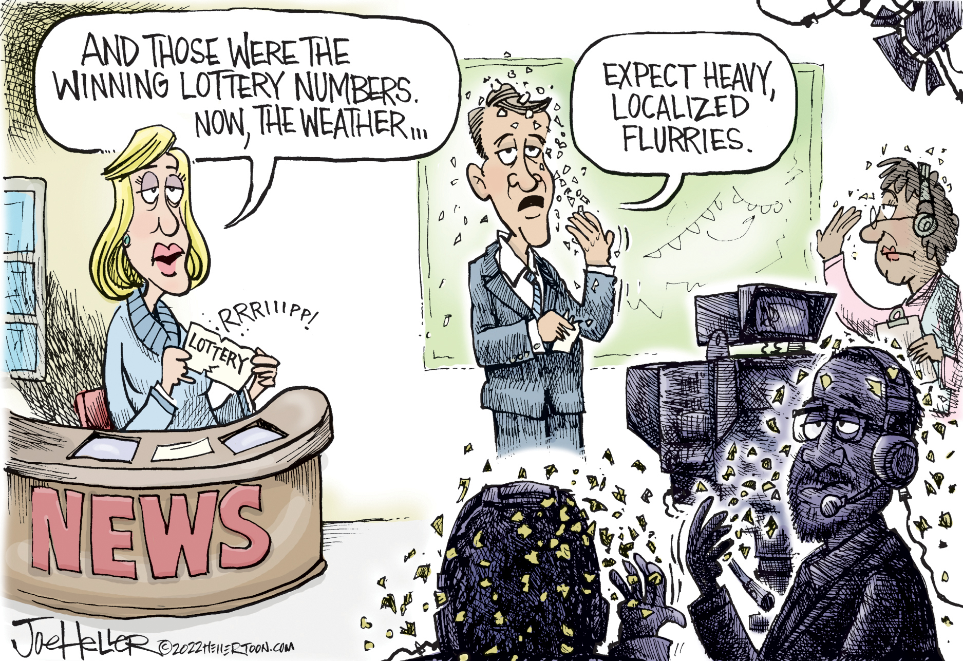Joe Heller: A cartoonist's view of the news of the week - in full color ...