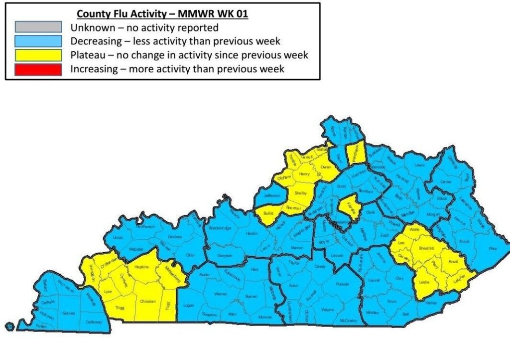 After early spike, latest report shows Kentucky flu cases have declined ...