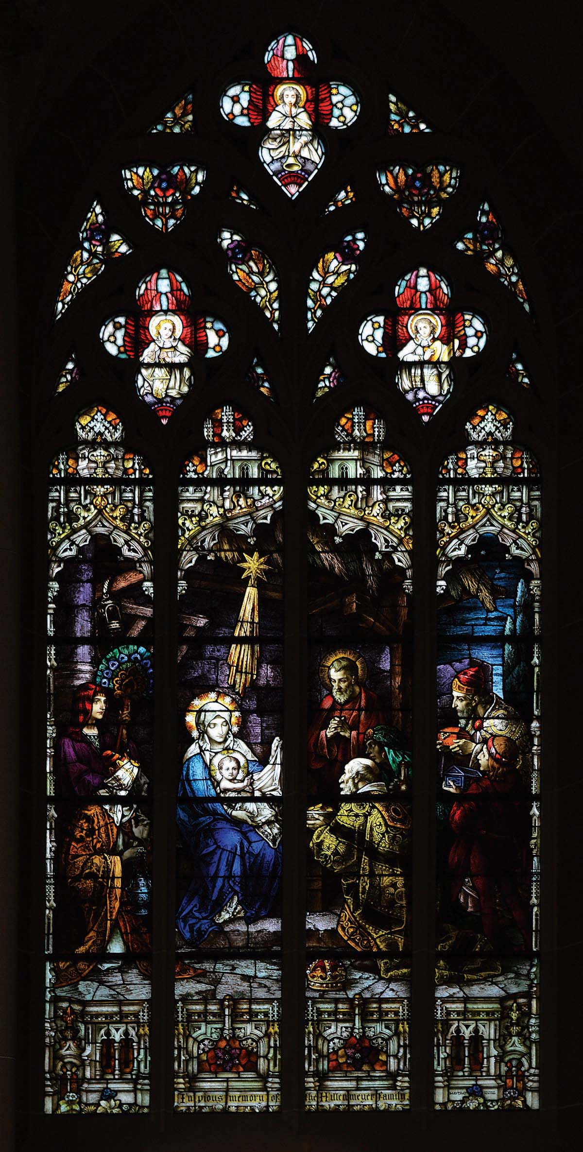 Our Rich History: Cathedral window recounts the story of the visit of ...