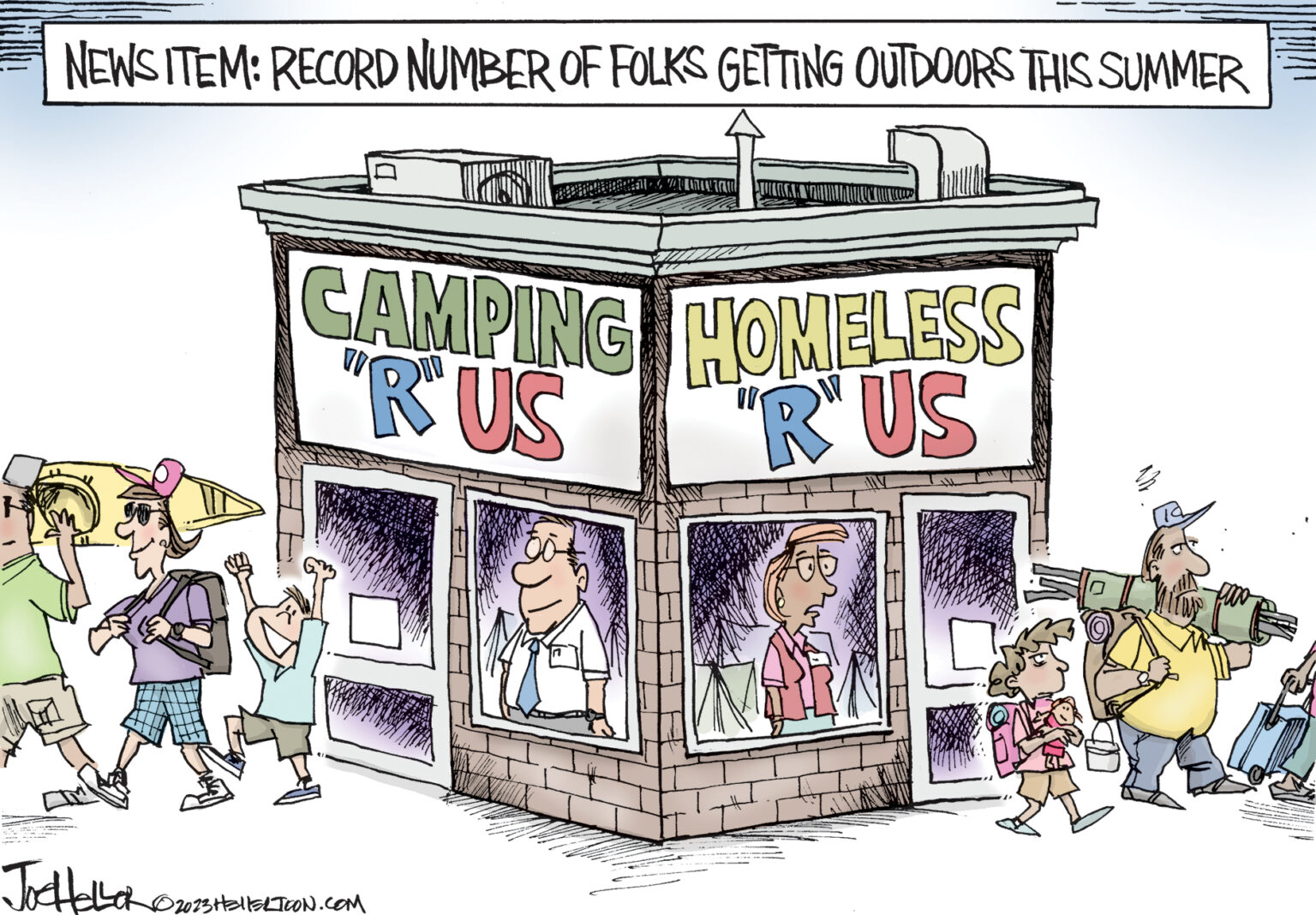 Joe Heller: A cartoonist's view of week's news - Titanic sub, Ukraine ...