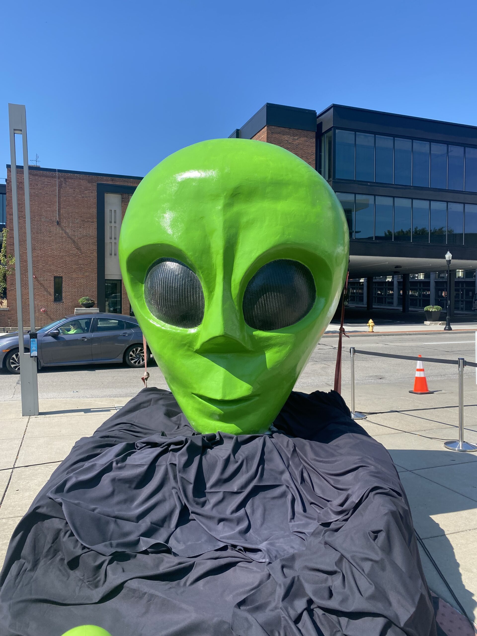 Attention Earthlings: Clive, the alien and public art creation, has ...
