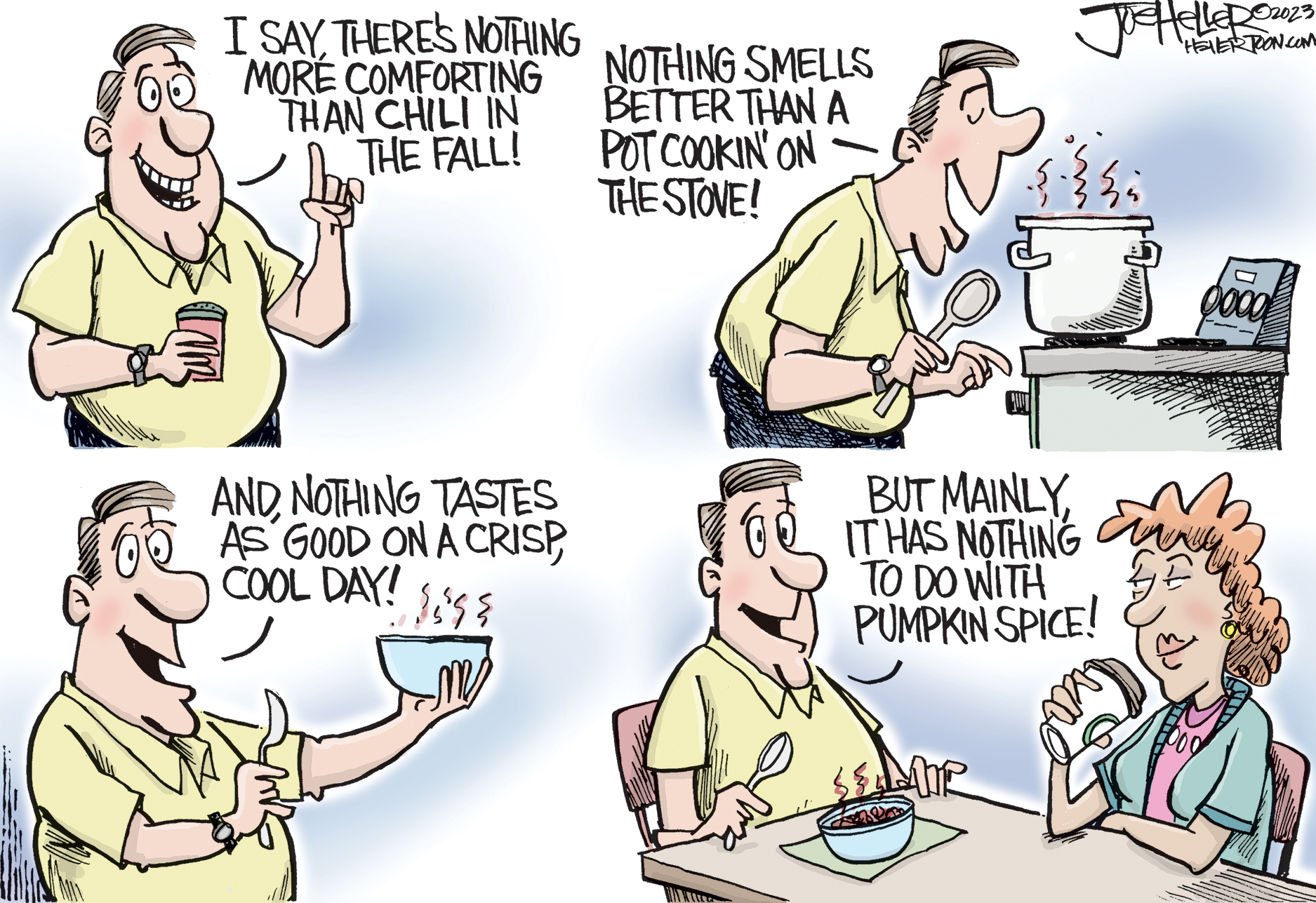 Joe Heller: A cartoonist's view of week's news - Old politicians, Chili ...