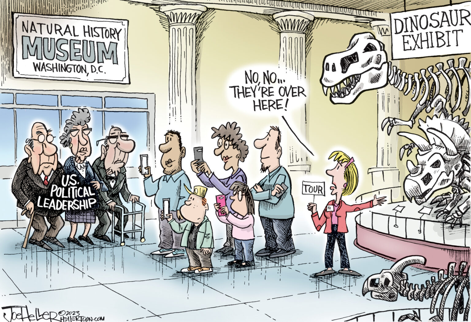 Joe Heller: A cartoonist's view of week's news - Old politicians, Chili ...