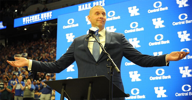 Kentucky basketball Coach Mark Pope shows appreciation for past but ...