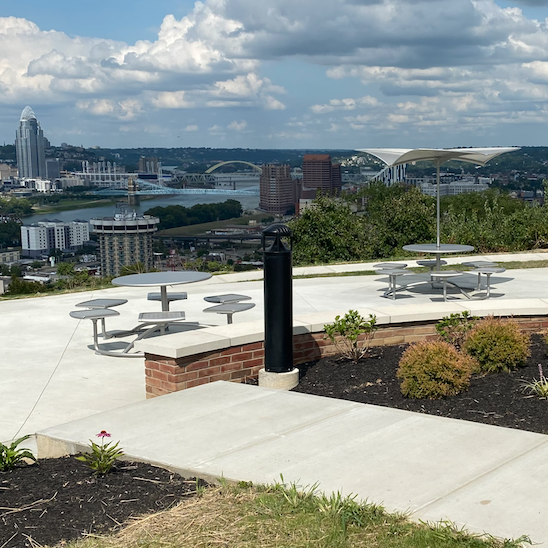 Grand new Drees Overlook at Devou Park - terrific expanded space with ...