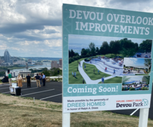 Grand new Drees Overlook at Devou Park - terrific expanded space with ...