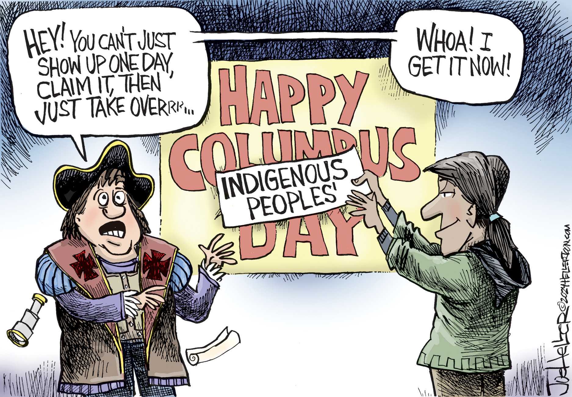 Joe Heller: A cartoonist view of news - Hurricane, candy!, climate ...