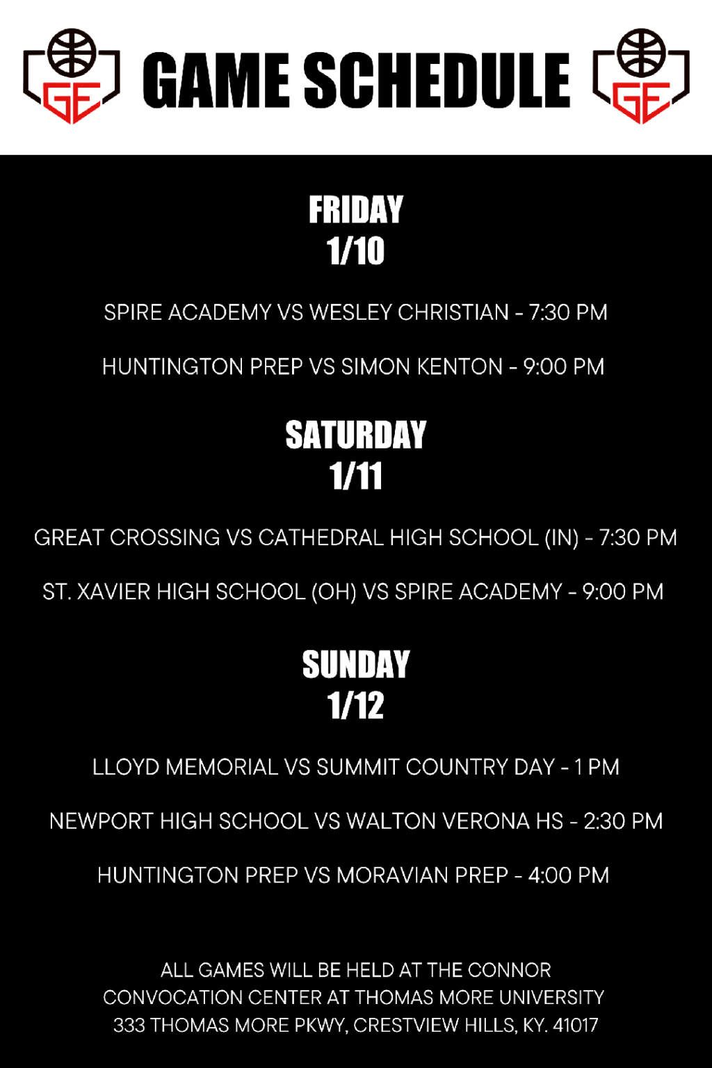 Dan Weber Just Sayin': Griffin Elite Classic is back and it's moving to ...