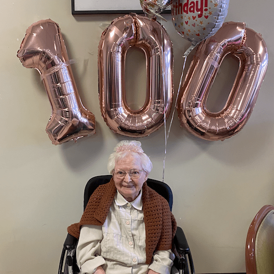 Let the party continue... Natalyn Vissman celebrates 100 years, so she ...