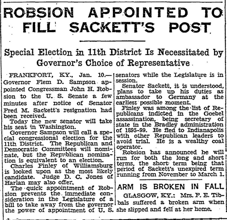 Our Rich History: The Smoot-Hawley Tariff of 1930 and Kentucky's congressional delegation ...