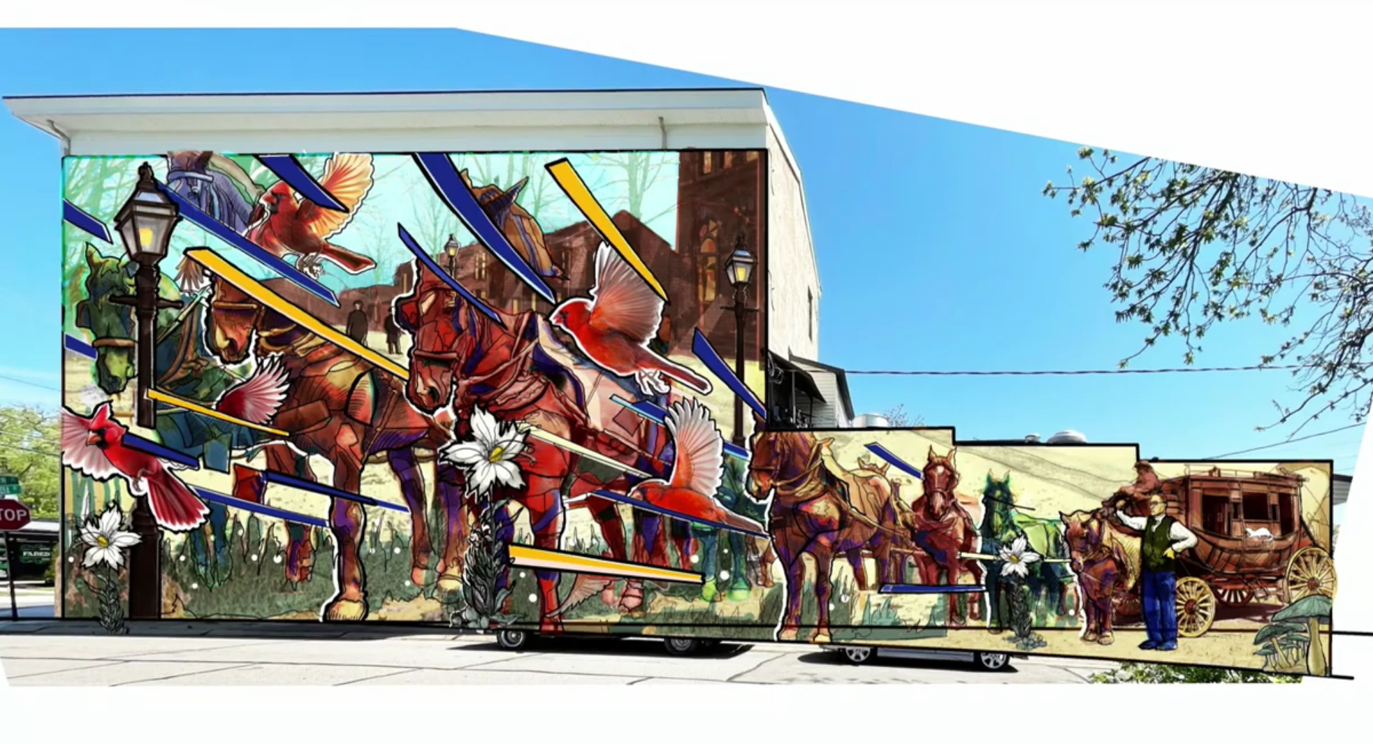 Florence city council contracts for dramatic Christian Dallas mural on ...