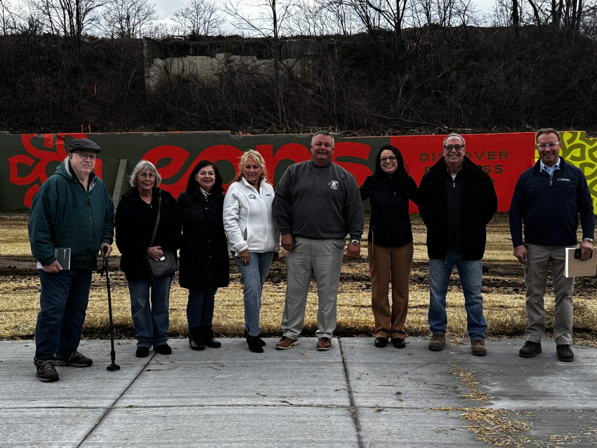 Visiting Eons Park for an update on progress for the multi-acre ...
