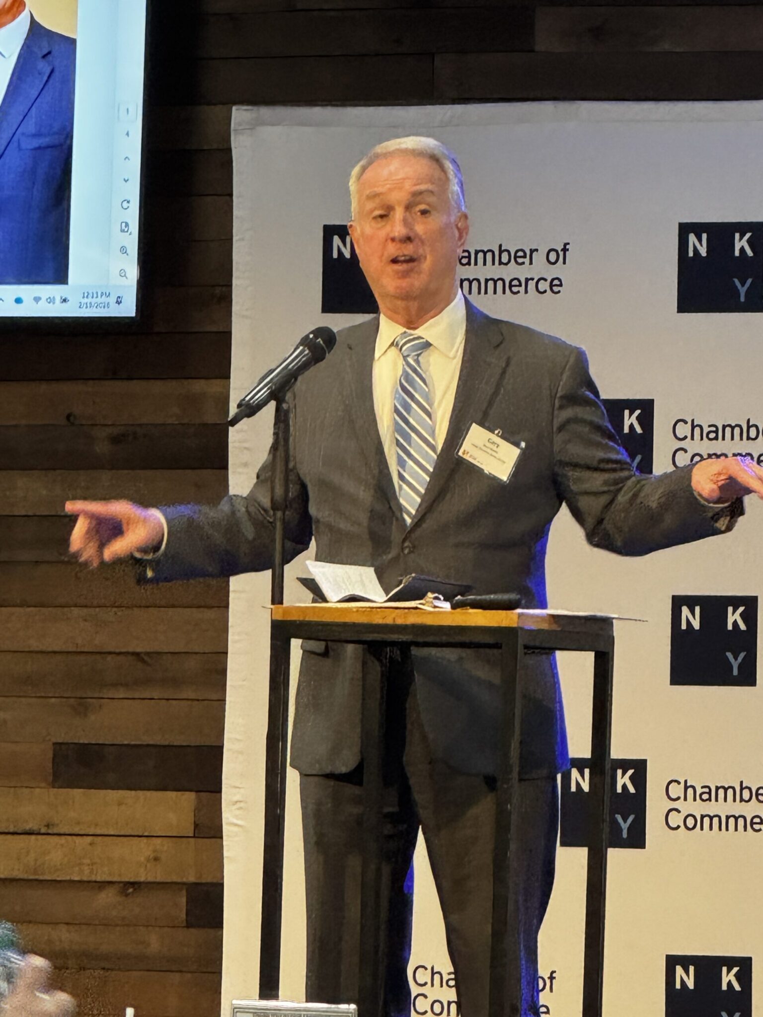 Boone Judge-Executive Gary Moore speaks to Florence Business Council ...