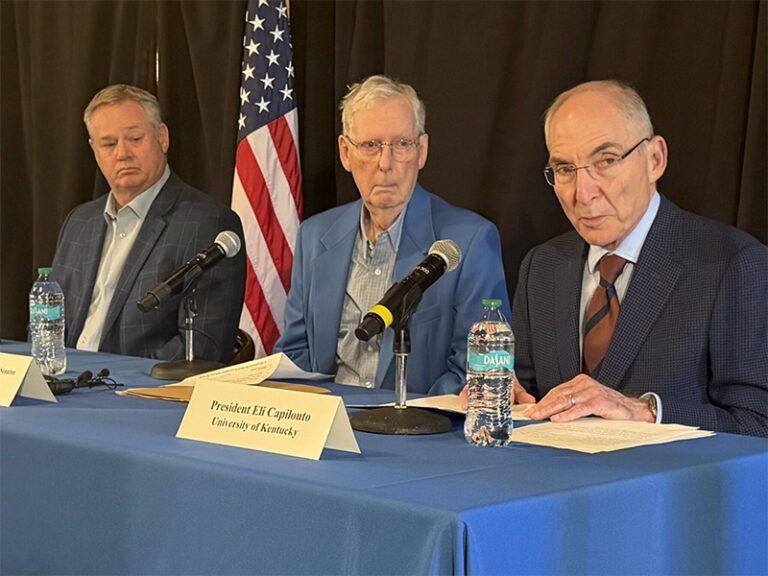 Thinking legacy, Mitch McConnell says he tried to help Kentucky punch ...